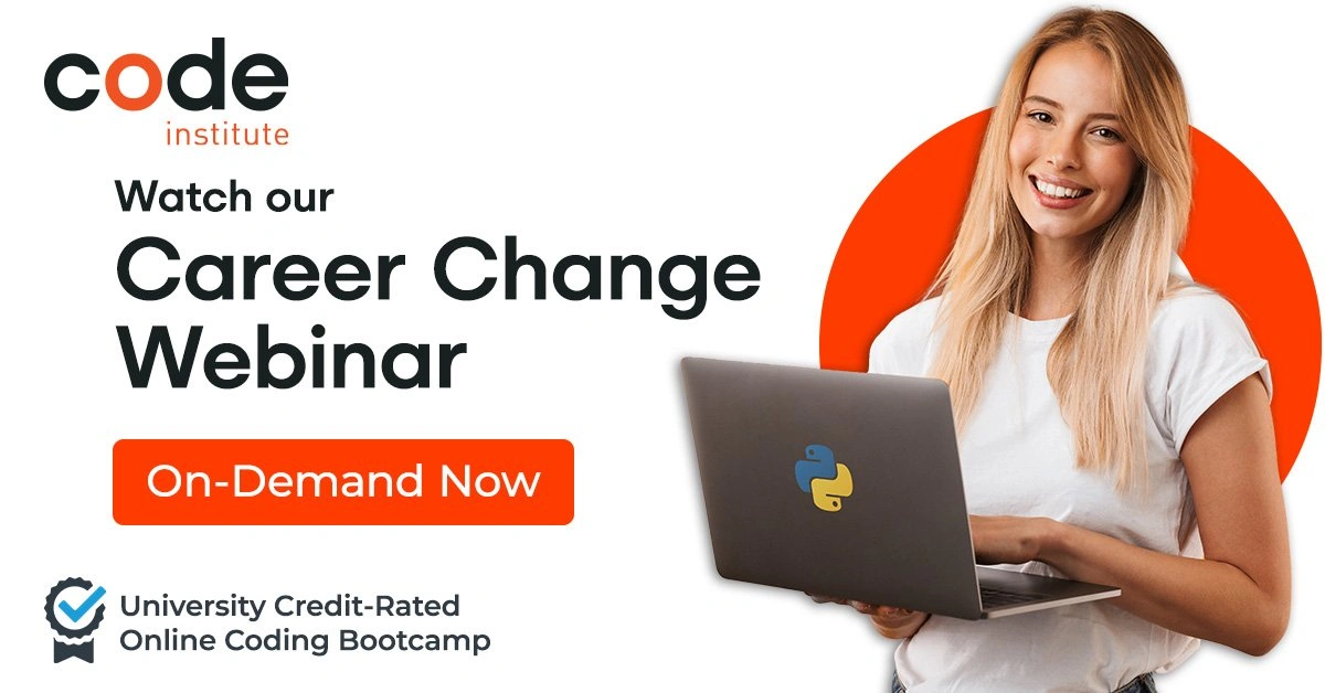 Career Change Webinar - Watch On Demand Now