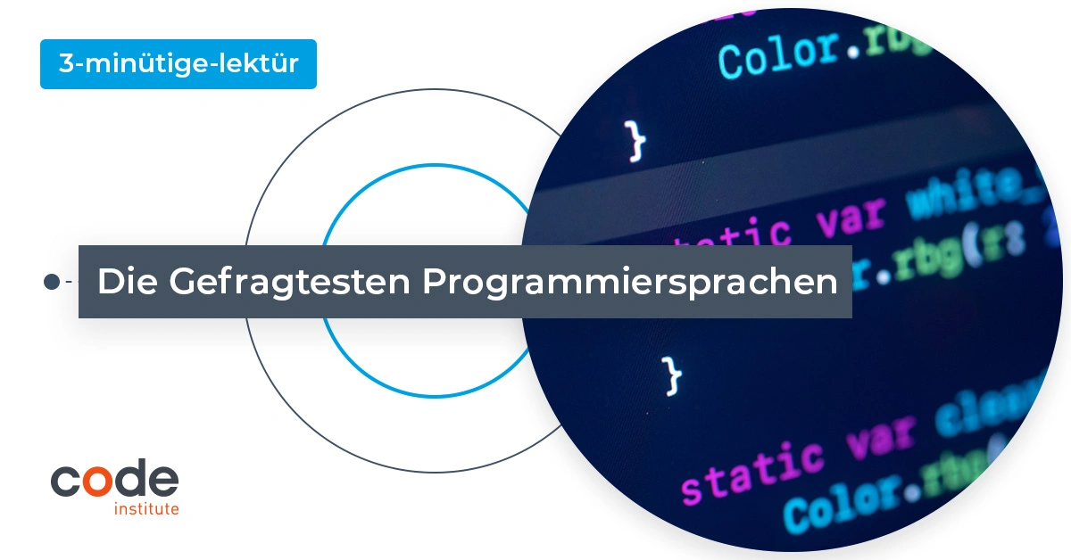 Ein Vergleich der beliebtesten Programmiersprachen - Code Institute DE